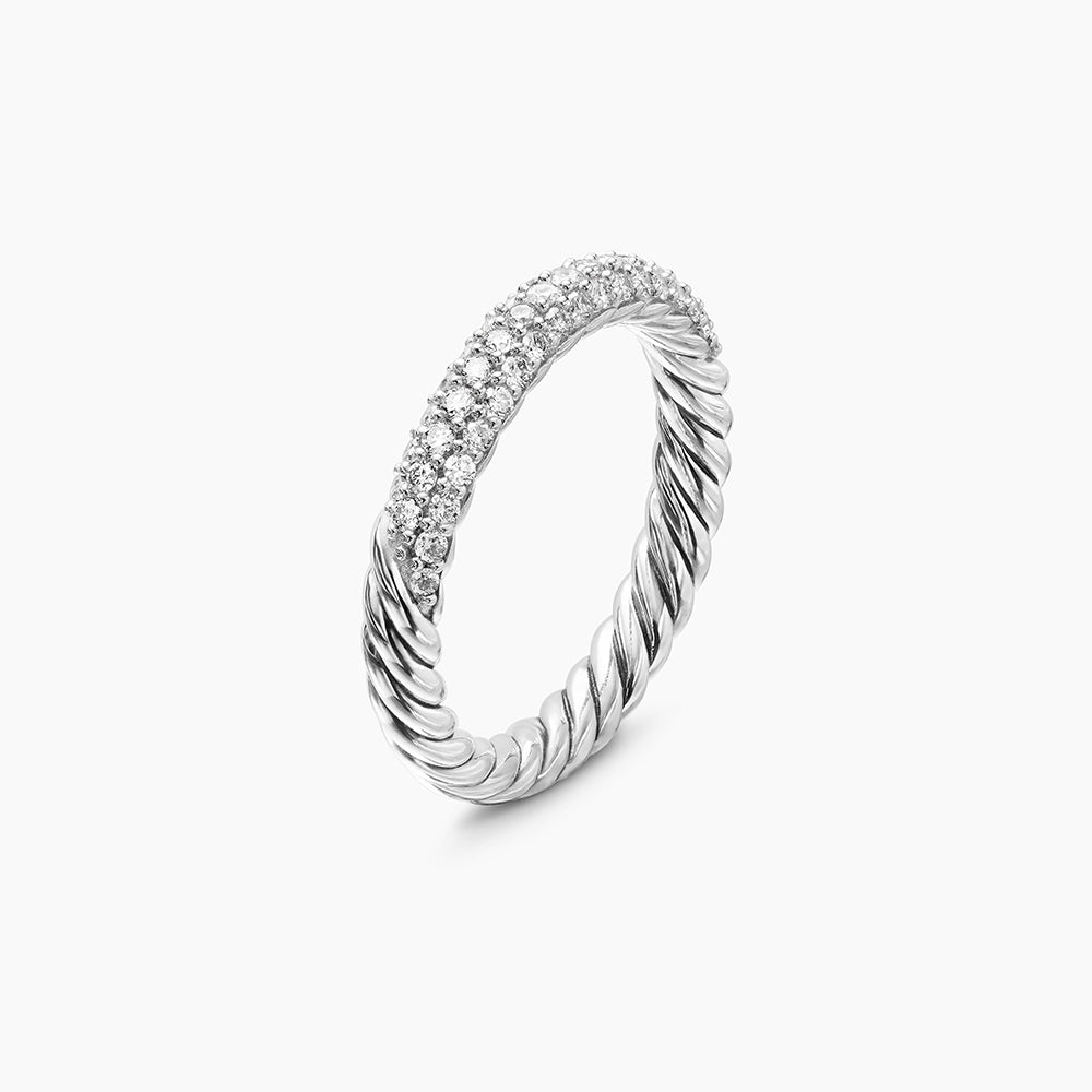 David Yurman Petite Pavé Stack Ring – Lunn's Jewellers