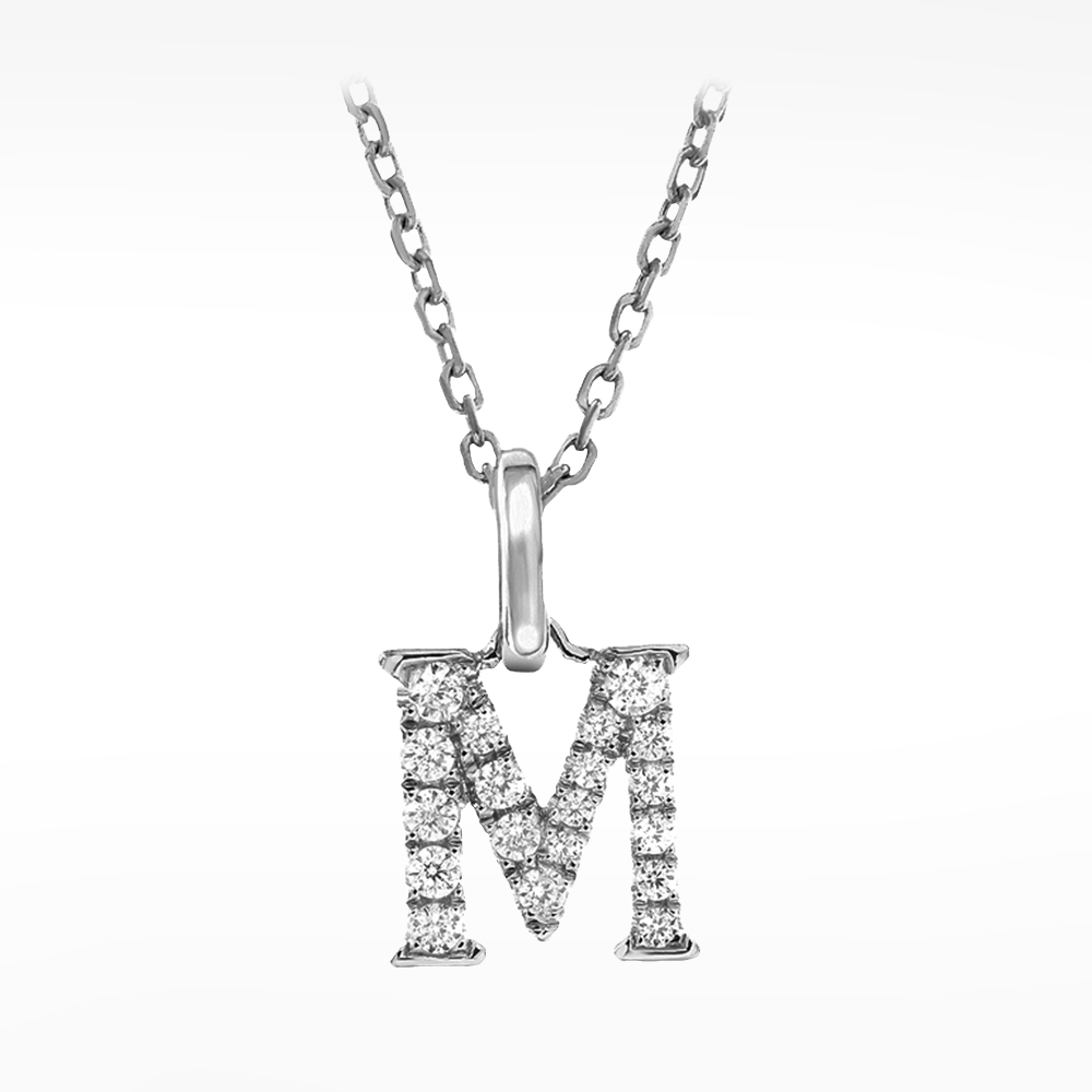 Love Letters M Necklace – Lunn's Jewellers