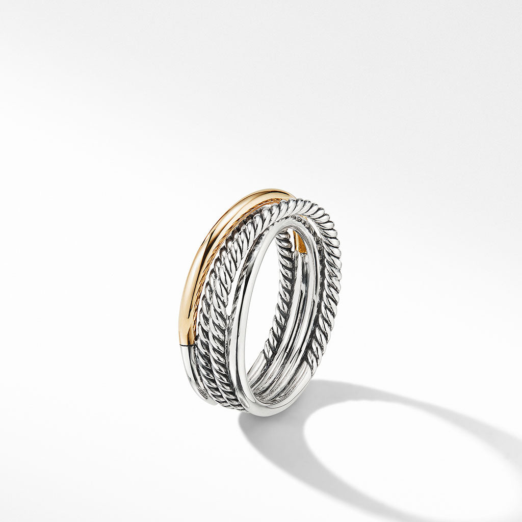 David Yurman The Crossover Collection Narrow Ring – Lunn's Jewellers